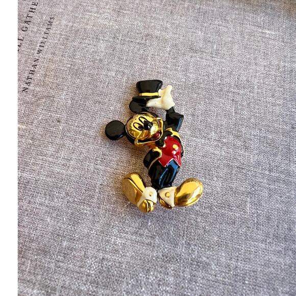 Napier | Jewelry | Vintage Napier Disney Mickey Mouse Enamel Pin ...